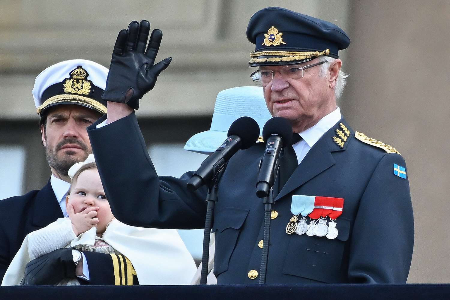 King Carl XVI Gustaf of Sweden turns 80, but his baby granddaughter ...