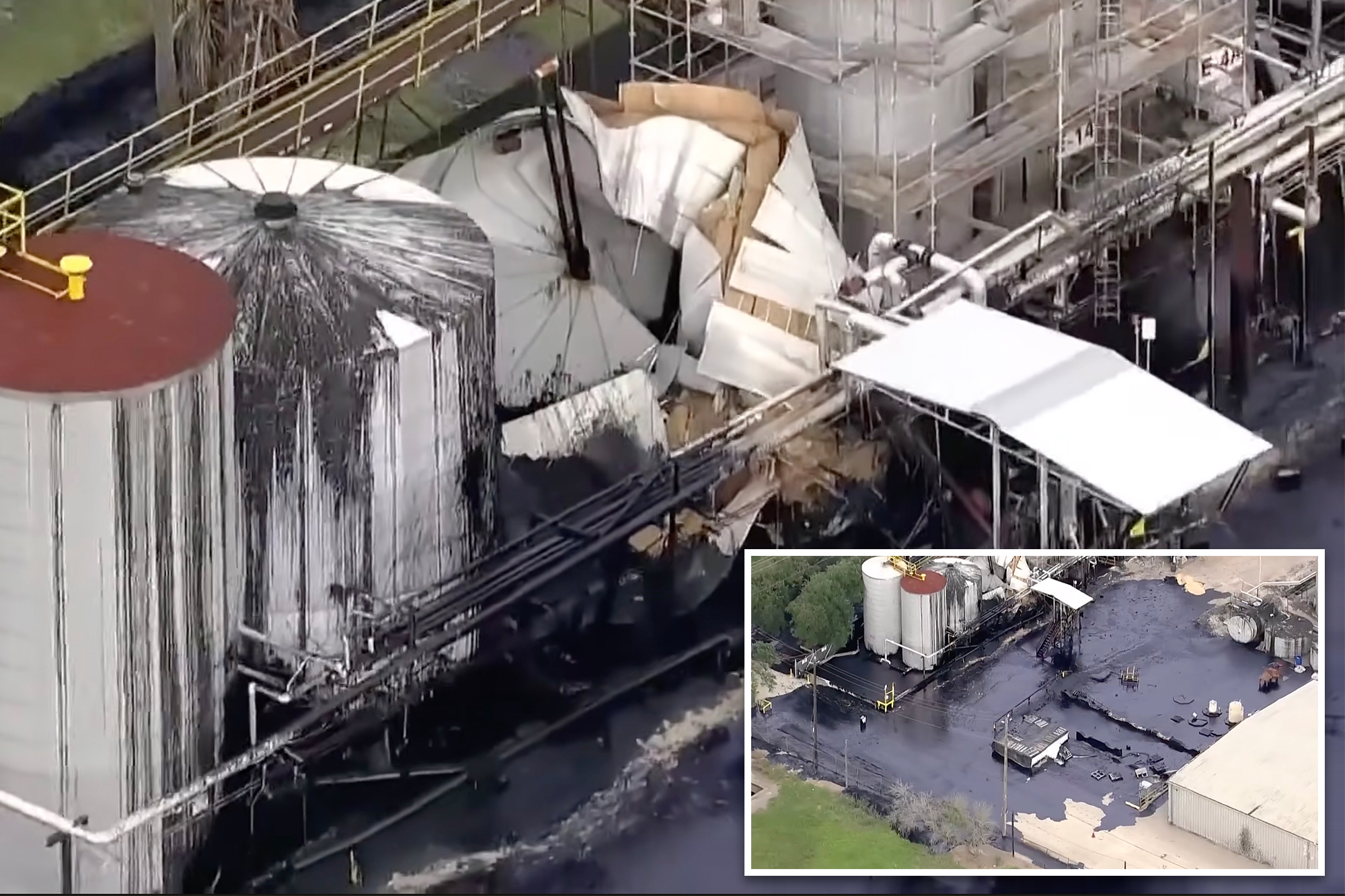 Texas worker buried alive in 210-degree tar after 50K-gallon tank ...