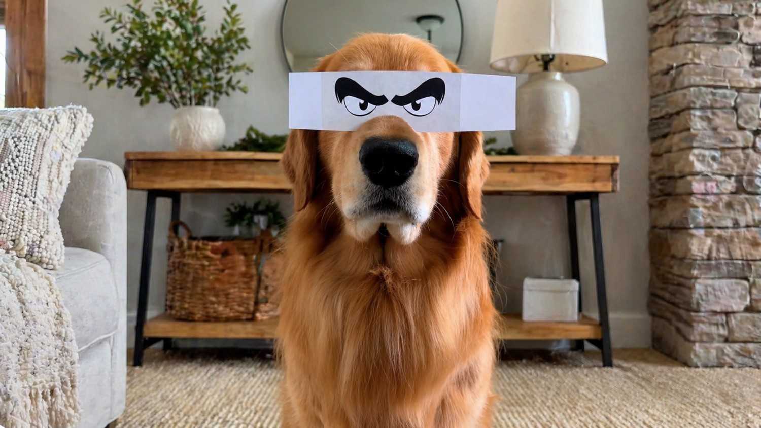 When you try to look tough