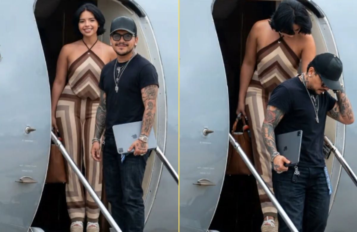 Christian Nodal llegó a Hermosillo junto a Ángela Aguilar días antes de ...