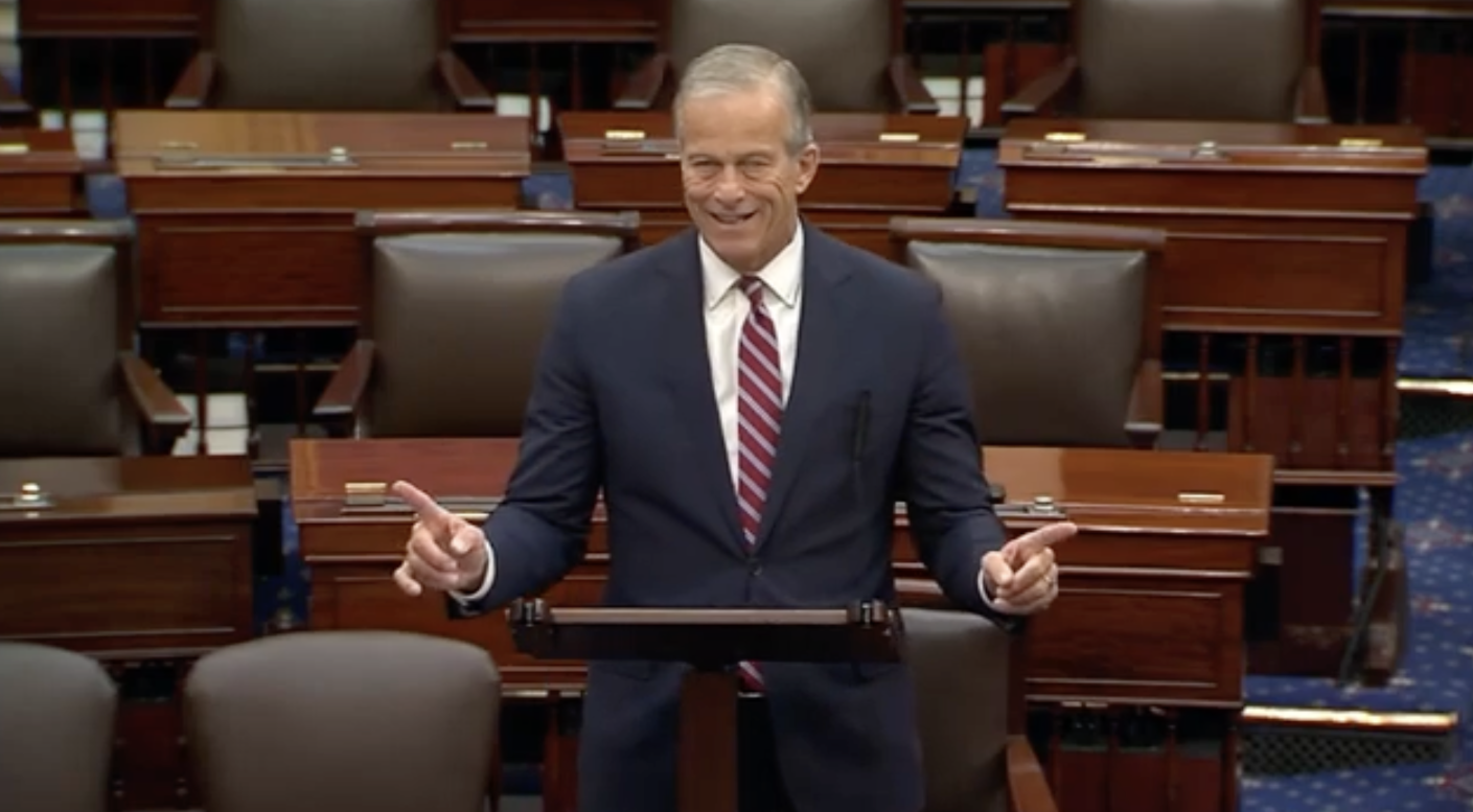 'Democrats are at it again': John Thune lashes out at colleagues for ...