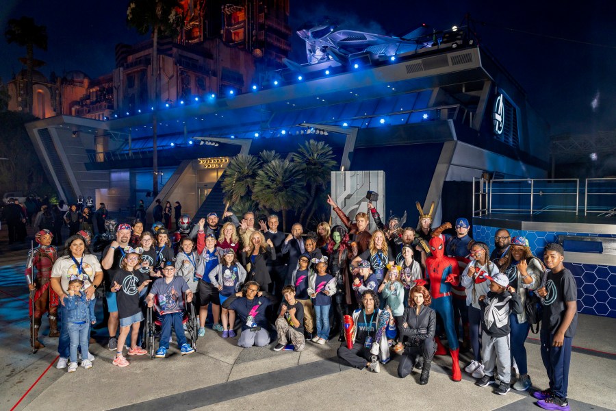 Disneyland and Marvel heroes unite to make wishes come true for 40 children