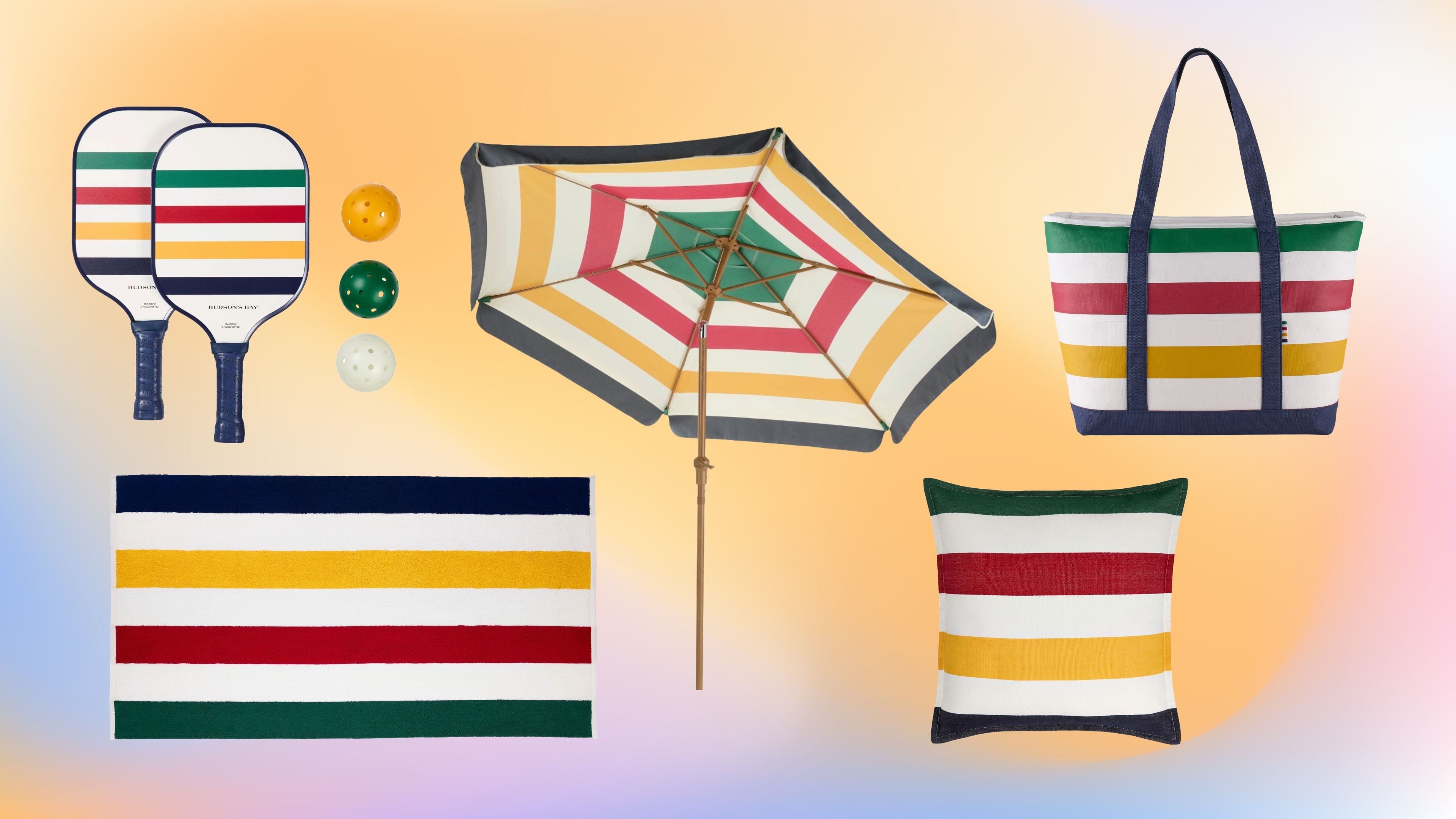 This nostalgic Hudson’s Bay collection was made for summers at the cottage