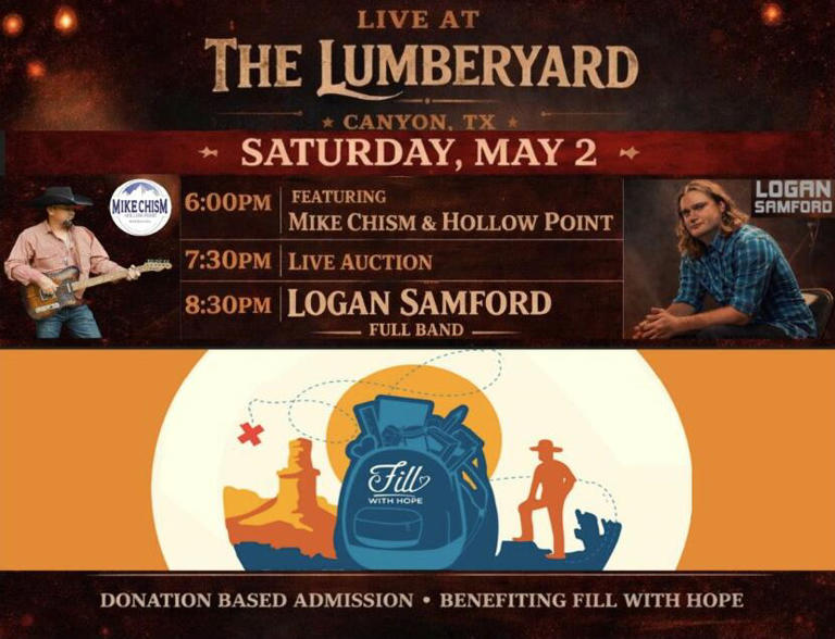 The Lumberyard to host concert, auction benefitting Fill with Hope this ...
