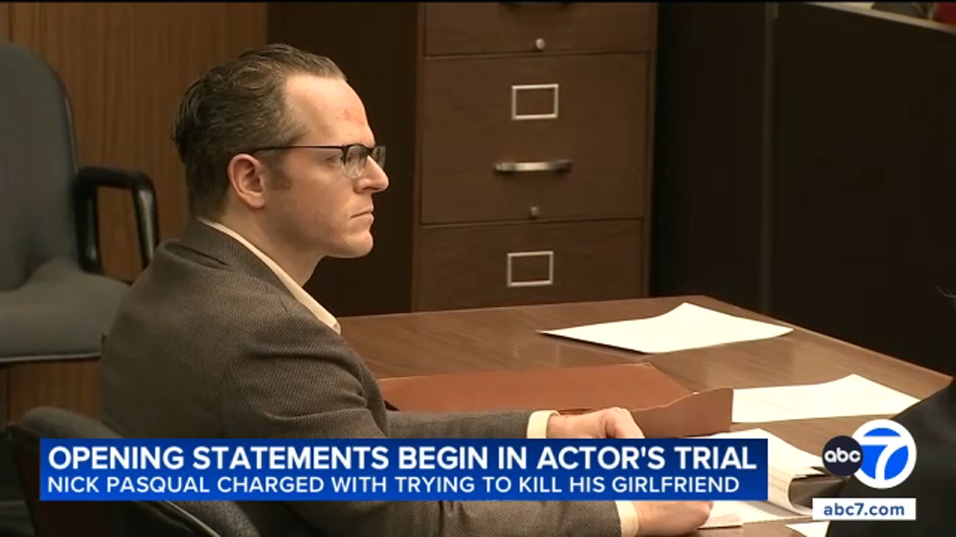 Trial begins for Nick Pasqual, actor accused of stabbing his girlfriend ...