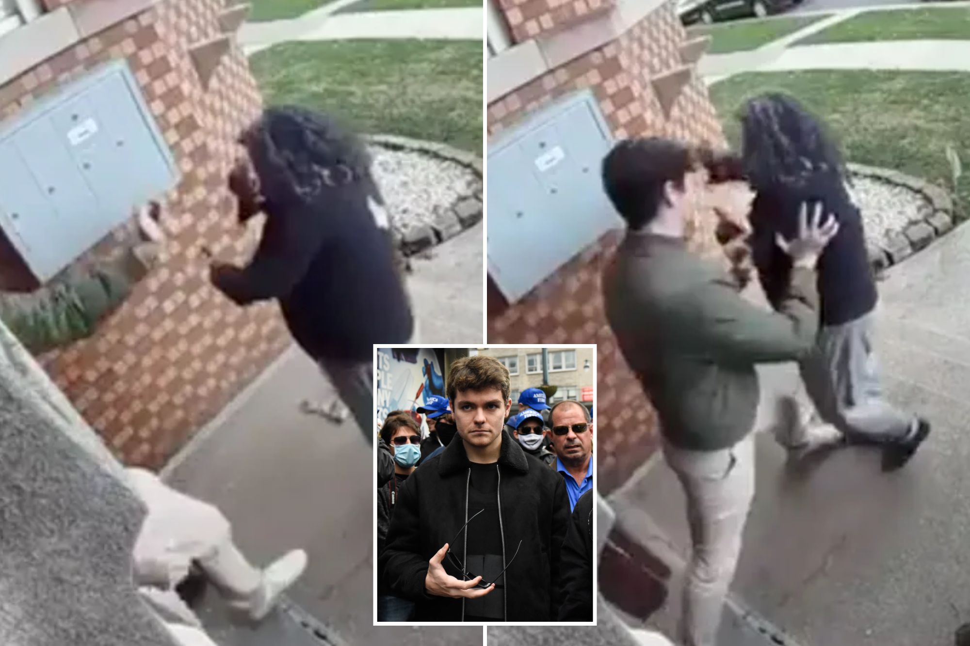 Vile video shows white supremacist Nick Fuentes pepper spraying ...