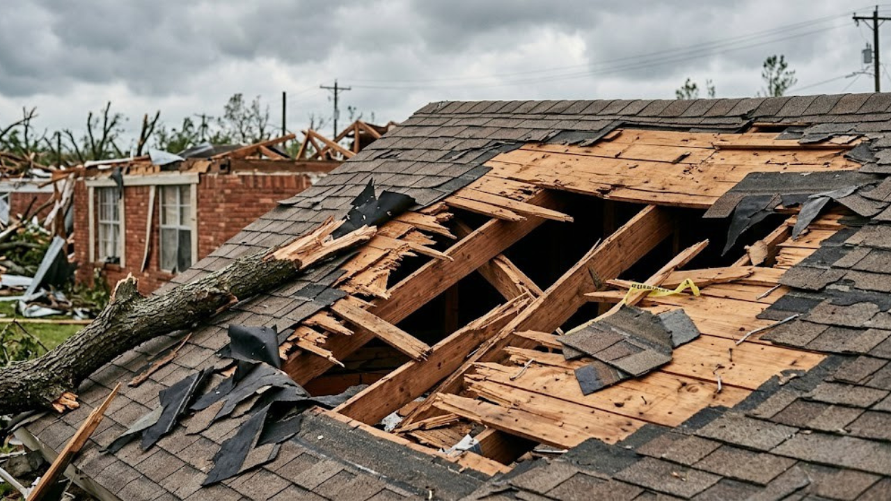 Enormous tornado strikes Mineral Wells, Texas