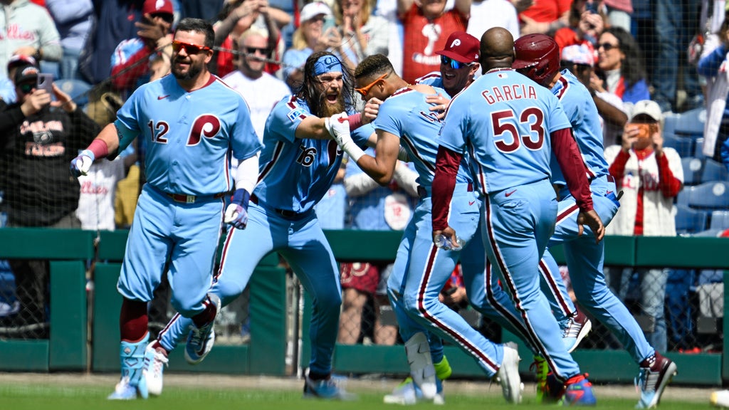 Justin Crawford's 2nd career walk-off hit gives Phillies win over ...