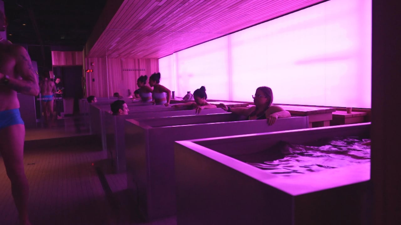A sauna rave: Where wellness meets party
