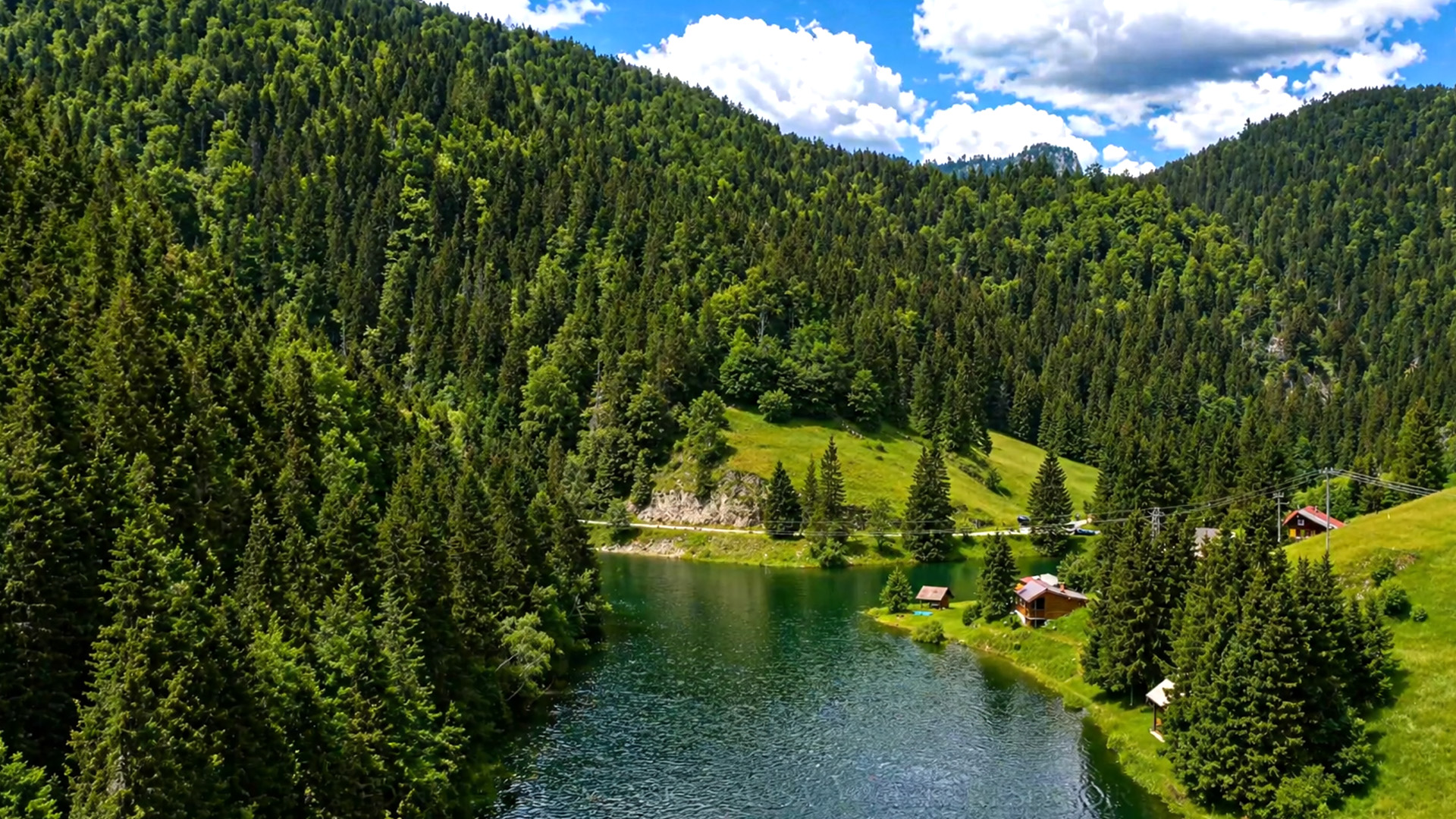 A hidden mountain lake deep in Slovakia’s forests
