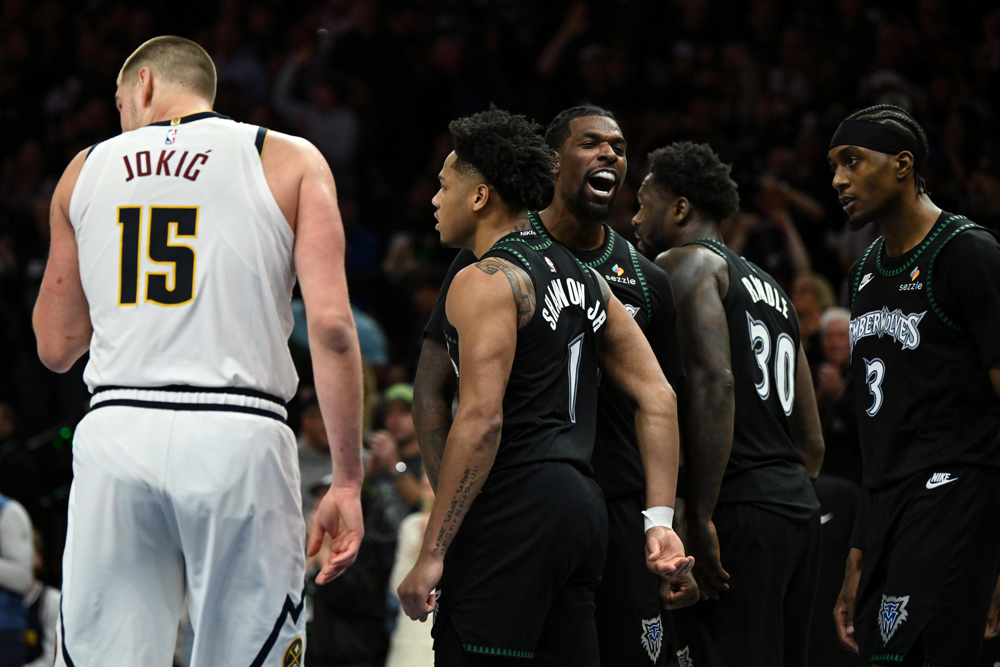 Shorthanded Timberwolves knock out Nikola Jokic, Nuggets: Highlights