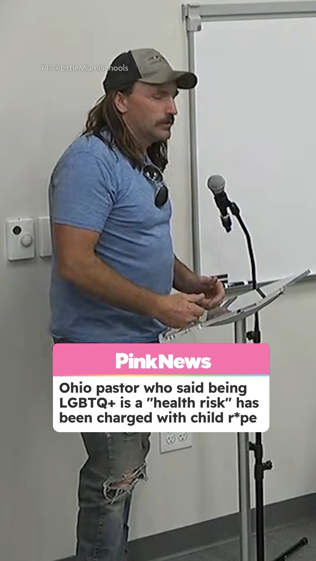 Ohio pastor who called LGBTQ+ books a 'health risk' arrested on child ...