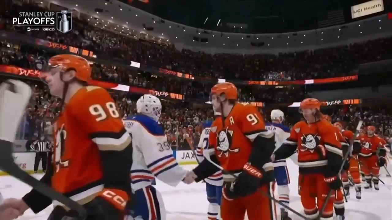 Carlsson, Terry lead Ducks to 5-2 win in game 6, eliminating the Oilers