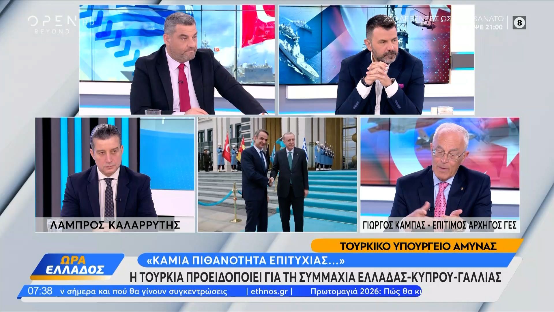 Η Τουρκία προειδοποιεί για τη συμμαχία Ελλάδας-Κύπρου-Γαλλίας