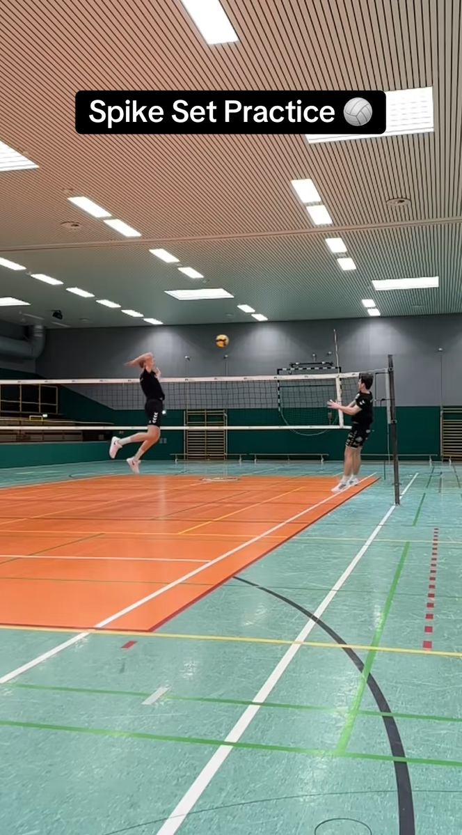 Spikeset fun volleyball drill