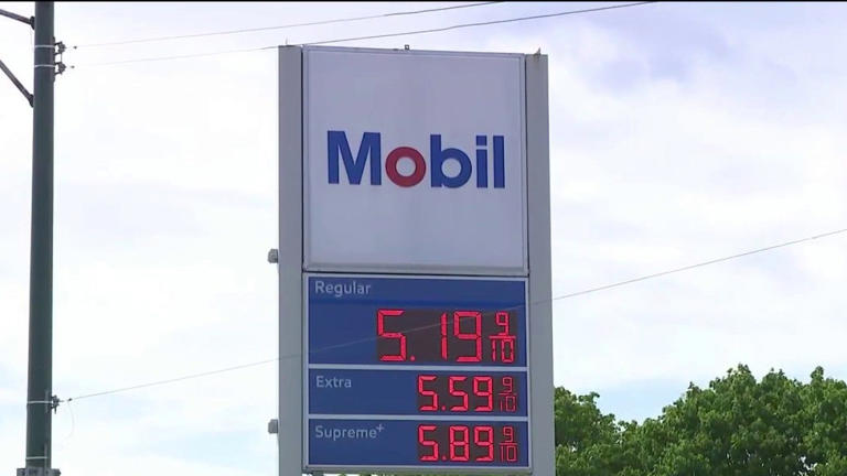 Gas prices spike to near $6 in Chicago, drivers feel the pinch