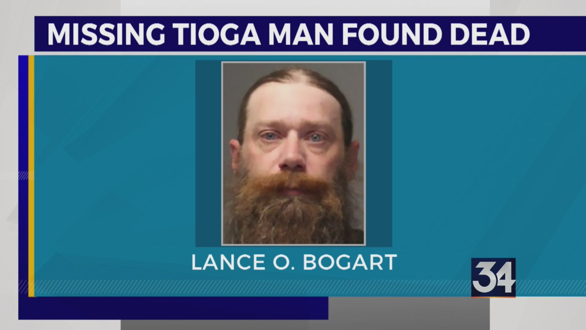 Missing Tioga man found dead