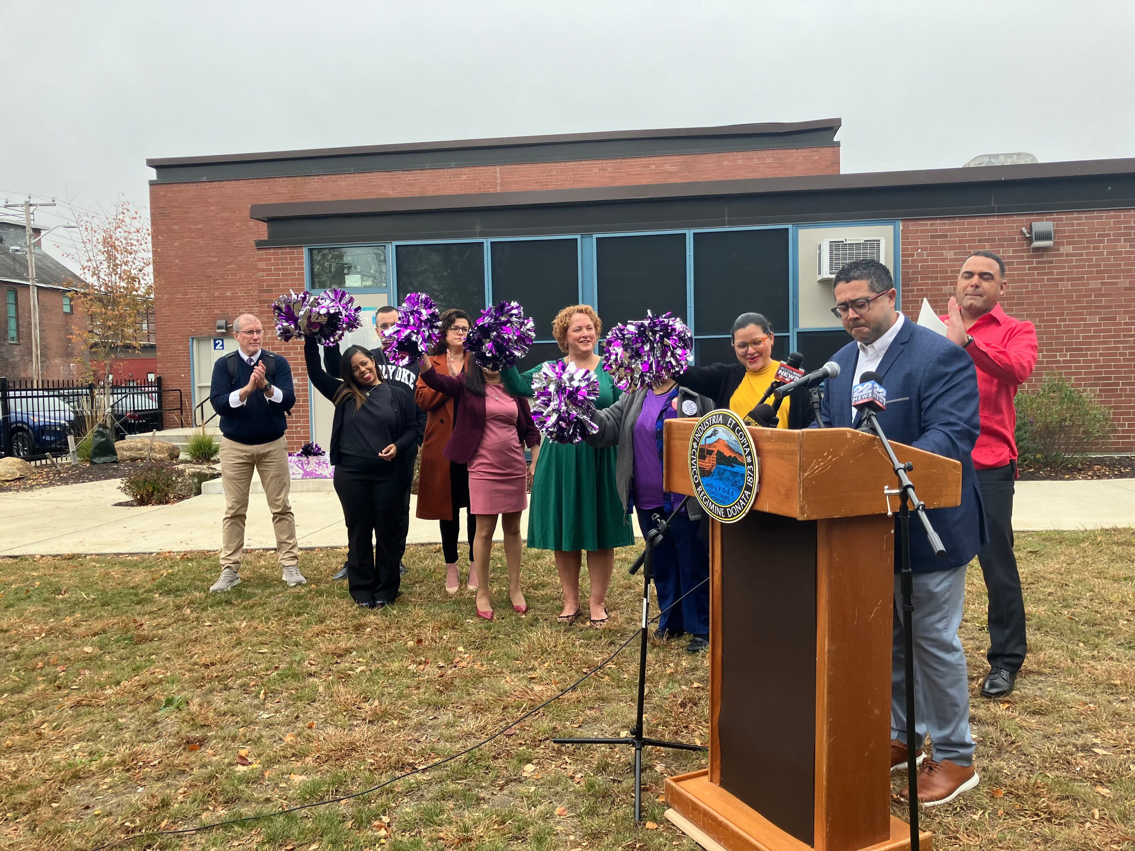 Holyoke educators march for pay raises and better benefits at May Day