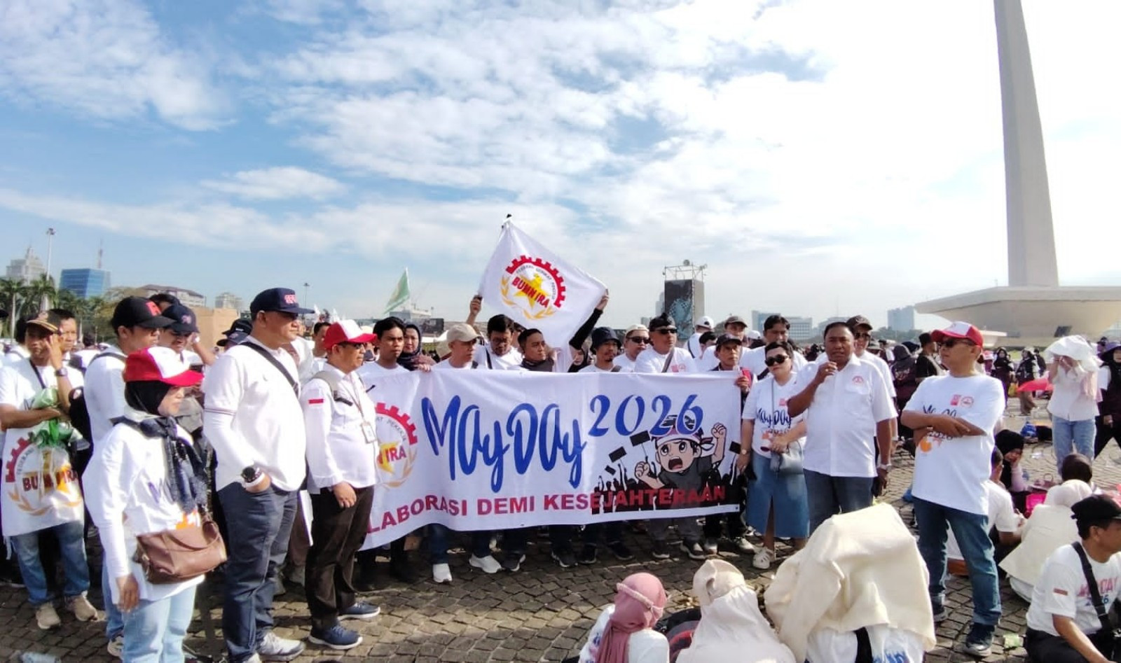 FSP BUMN Indonesia Raya peringati Hari Buruh Internasional 2026 di ...