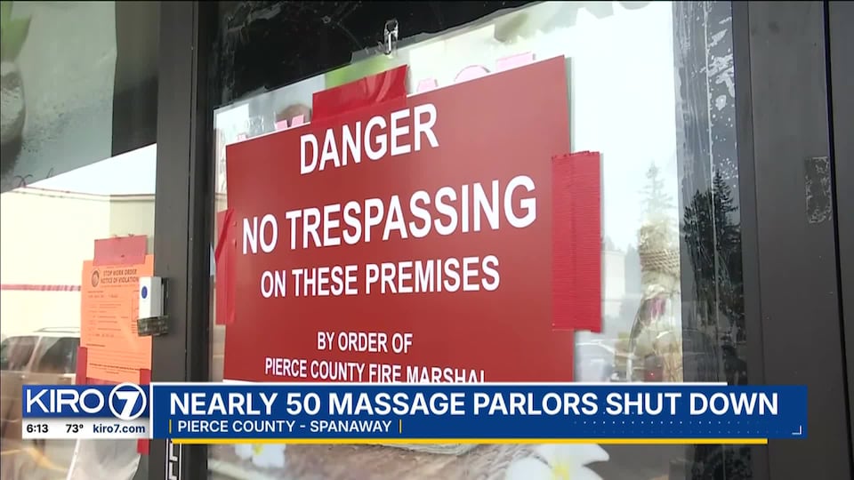 Video: Nearly 50 massage parlors shut down