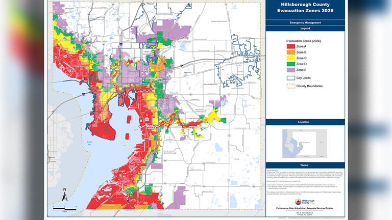 Hillsborough County adjusts hurricane evacuation zones: Here's who can ...