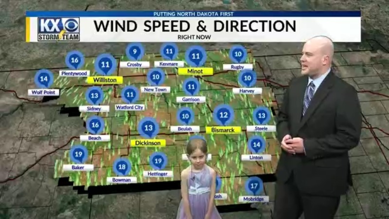 Thursday evening temperature touch with Chief Meteorologist Kenny Miller