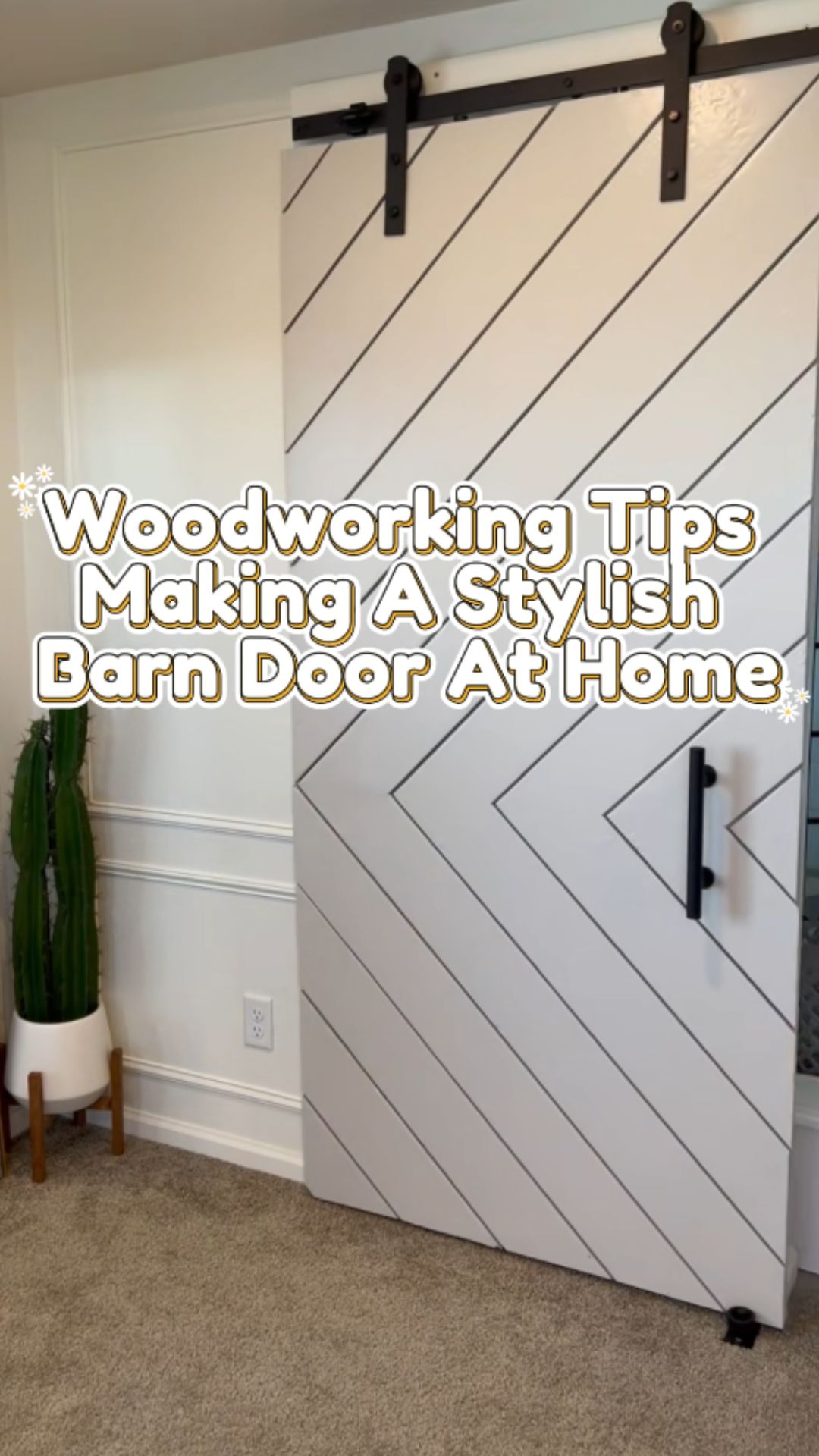Woodworking Tips Making A Stylish Barn Door At Home