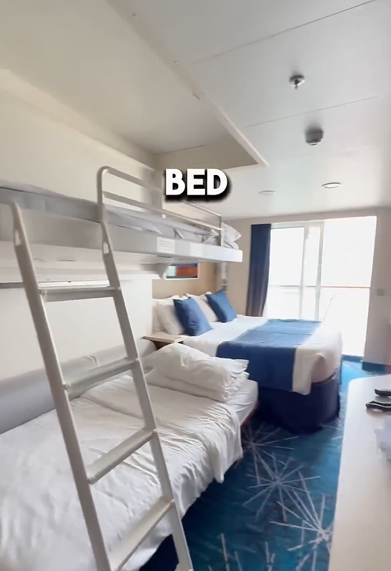 Norwegian Getaway balcony tour: Cruise cabin view and features overview