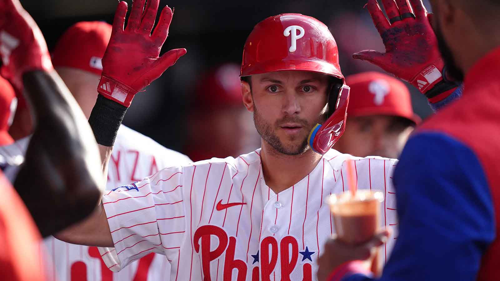 Phillies’ Trea Turner takes brutal crotch shot from ground ball