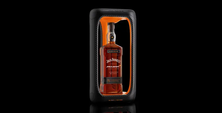 Jack Daniel's & McLaren F1 team launch halo-inspired Tennessee whiskey