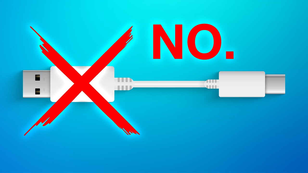 Find out if you're actually using the wrong USB cable type