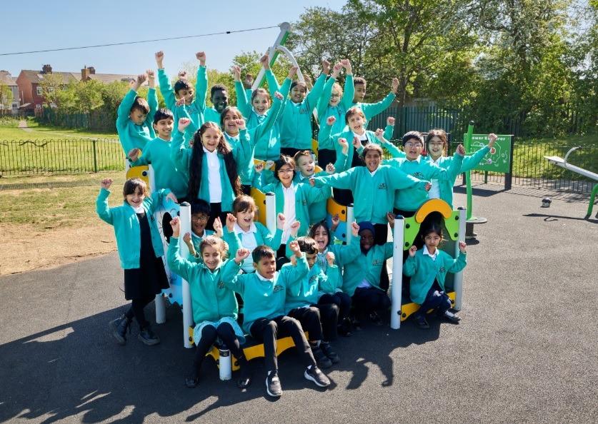 New Agbrigg Park play area opens complete with flywheel roundabout ...