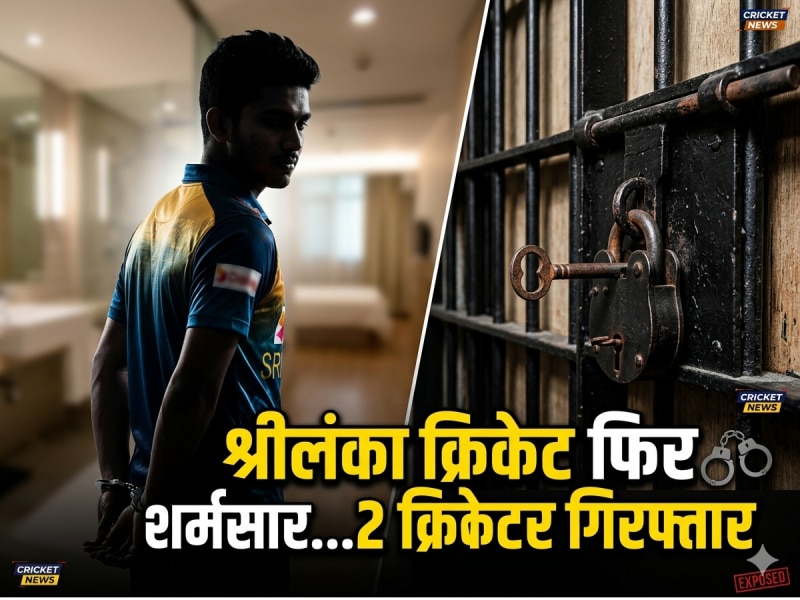 श्रीलंका क्रिकेट फिर शर्मसार... 2 क्रिकेटर गिरफ्तार... महिला डॉक्टरों ...