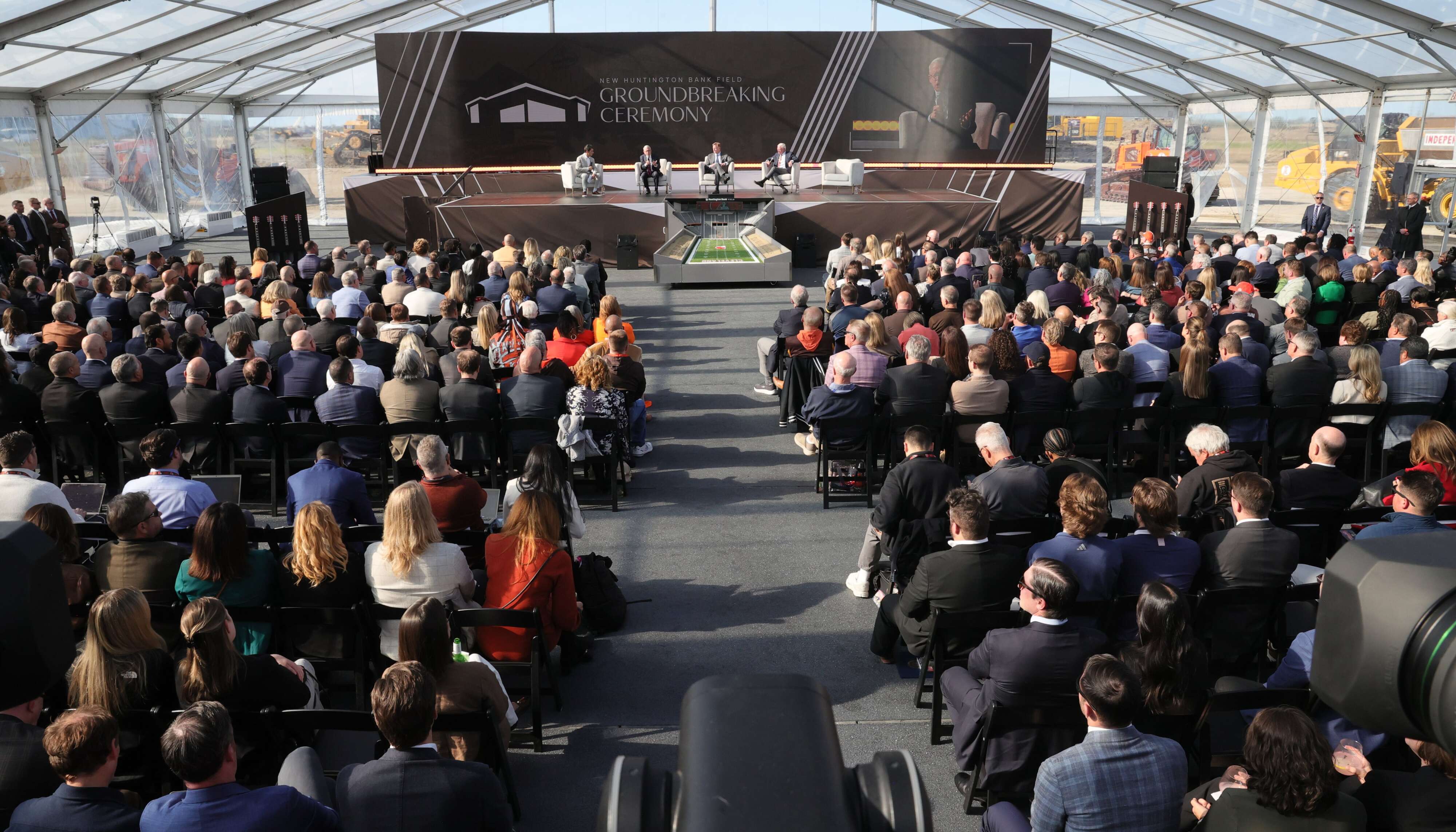 Browns new stadium 'a great win' for Ohio, proclaims Gov. DeWine during ...