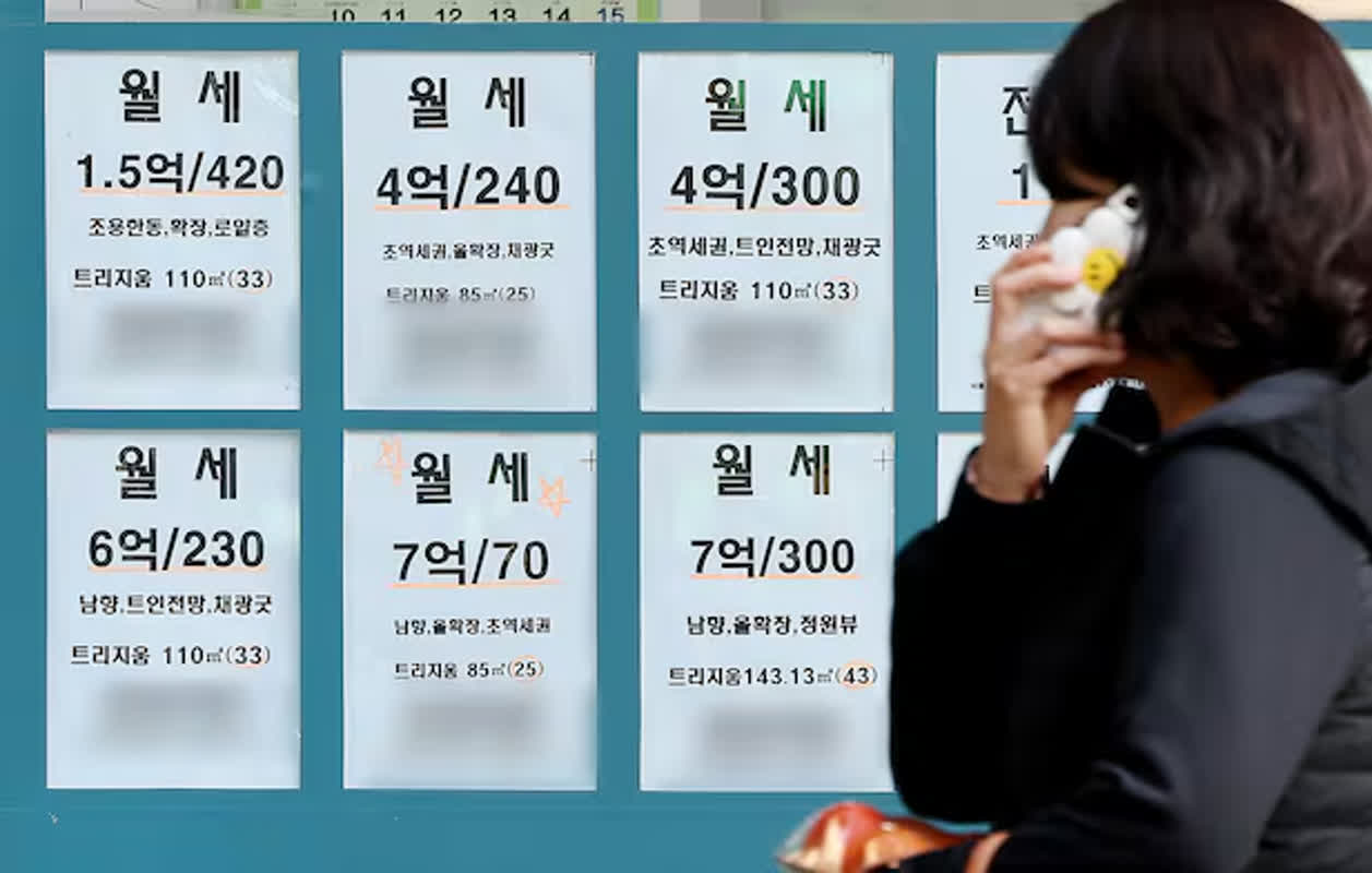 ‘전세의 나라’ 옛말…월세 비중 4년 만에 48%→69%