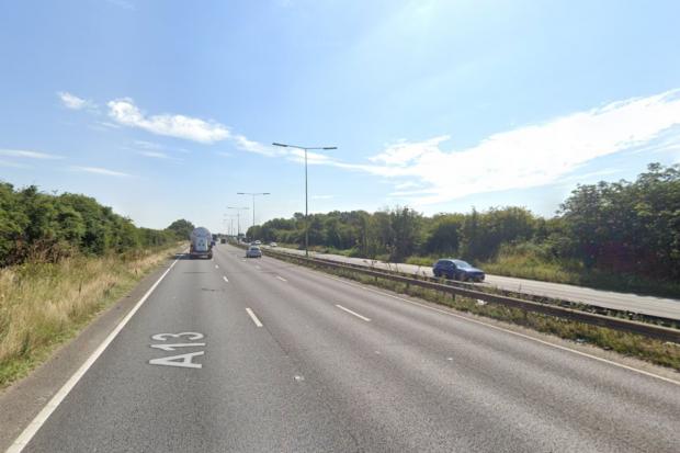 A13 re-opens 12 hours after closing following car and bus crash