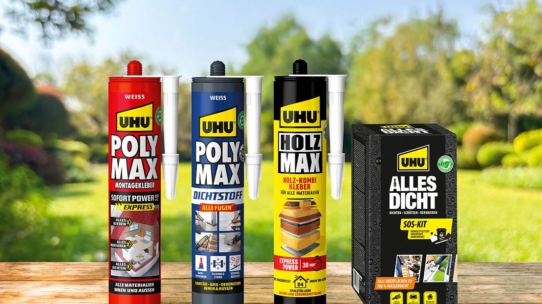 Garten-Projekte clever gelöst mit Uhu!