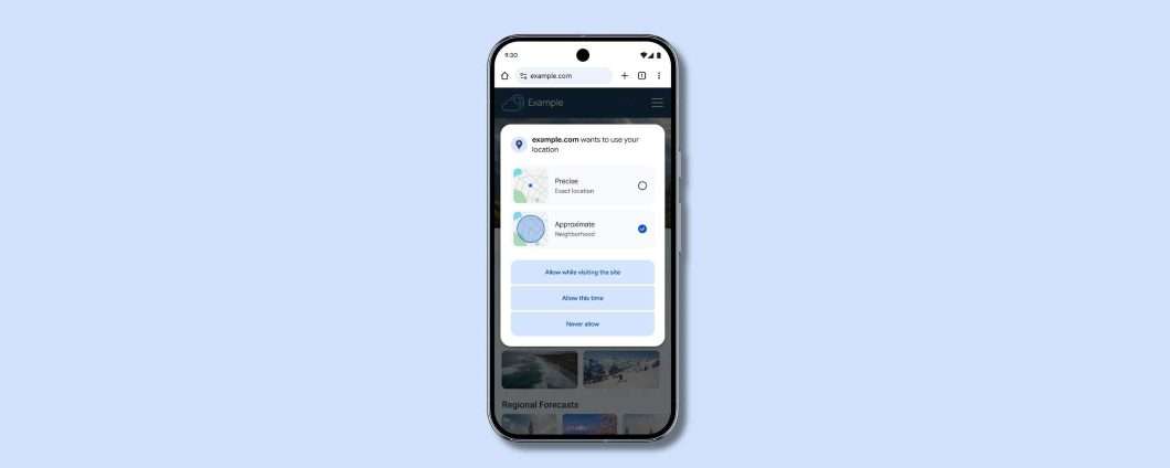 Chrome su Android: arriva la posizione approssimativa per i siti web