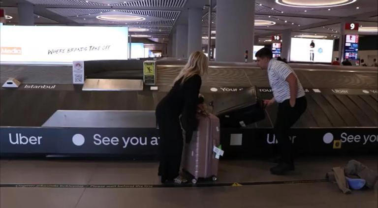 İstanbul rotası sonu oldu! Görüntüler ortaya çıktı: 17 milyon liralık valiz