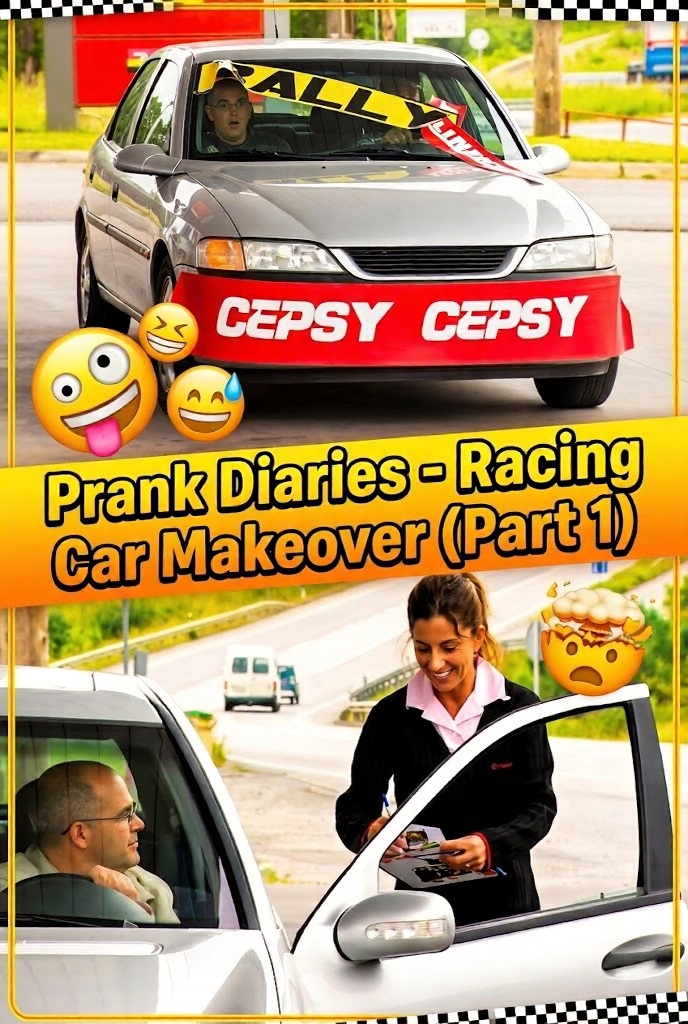 Prank diaries - racing car makeover (part 1)