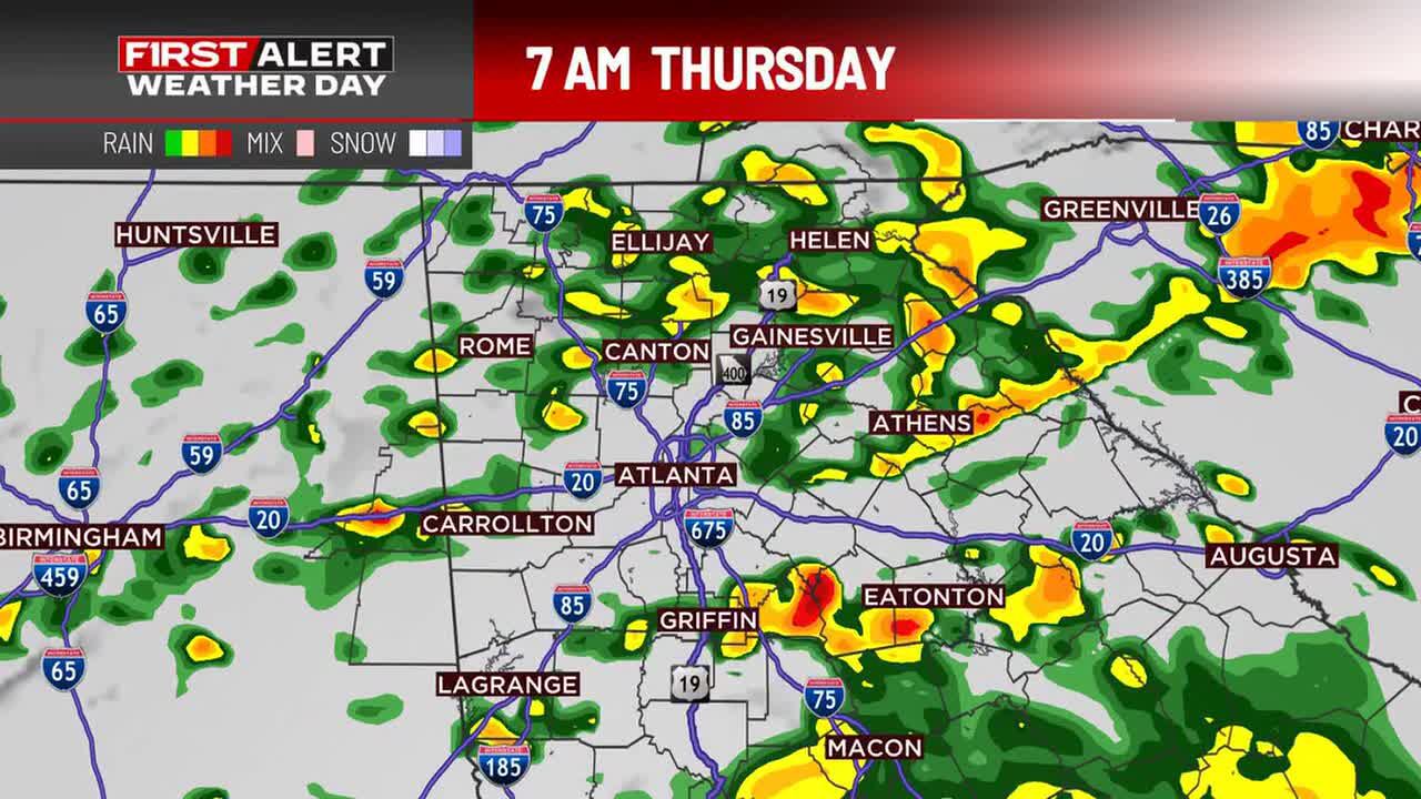 Live updates: Rain to impact your morning commute; severe threat has ended