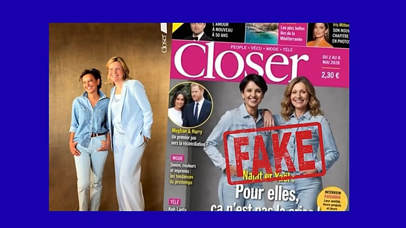 French right-wing broadcaster shares fake magazine cover of French ...