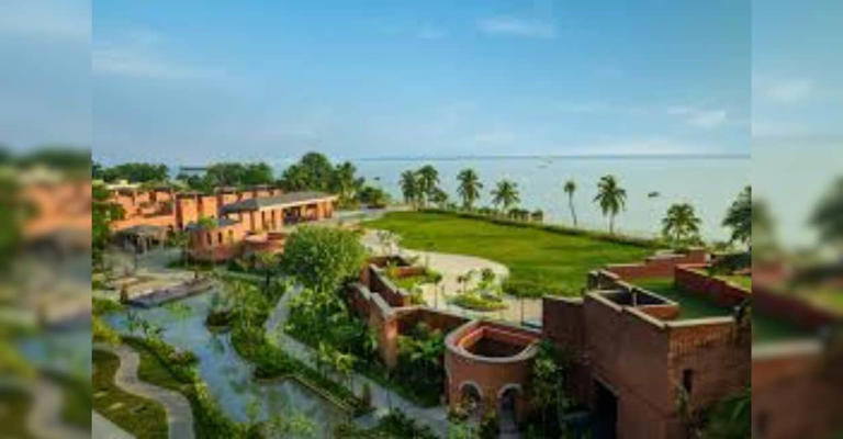 A riverside hotel stay framed by the views of river Ganges at Taj Ganga ...