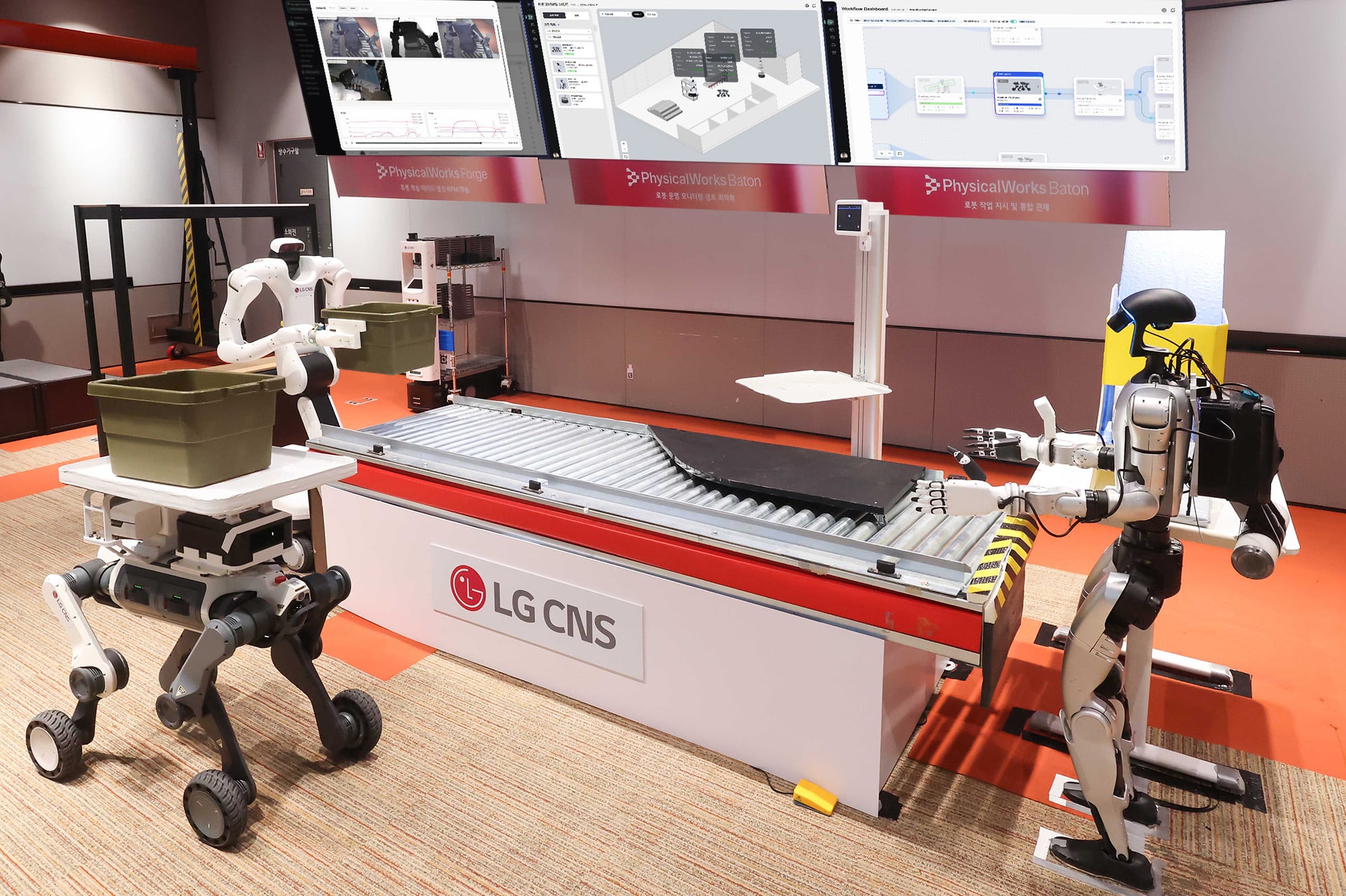 LG CNS launches robot platform 'PhysicalWorks' covering learning to ...