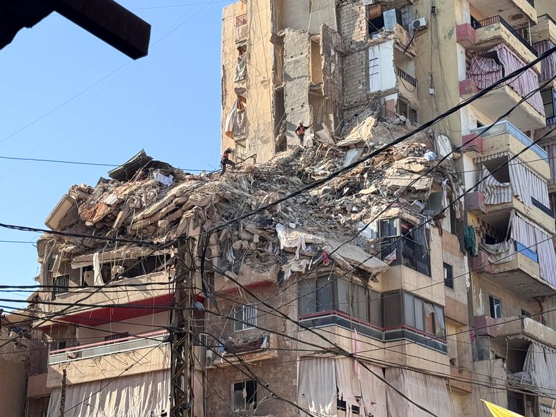 Israel strikes Beirut for the first time since the ceasefire