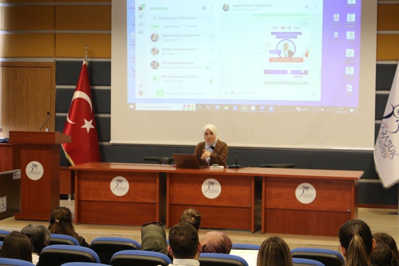 KBÜ’de akademik yazımda dijital çözümler eğitimi verildi