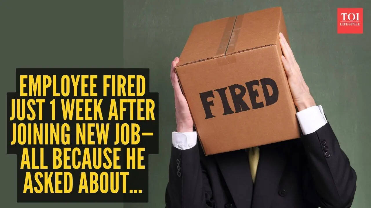 Employee fired just 1 week after joining new job — all because he asked ...