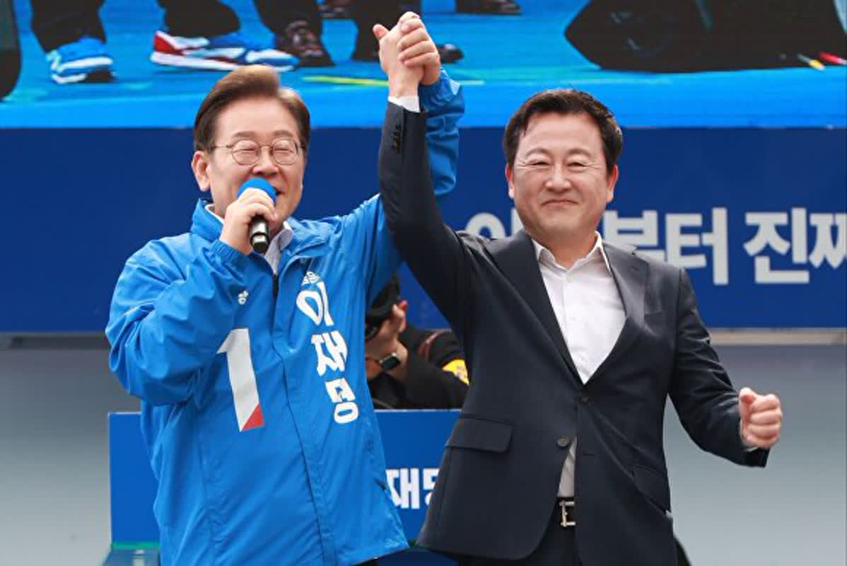 민주당 정청래 대표, 평택을 김용남 후보 후원회장 맡는다