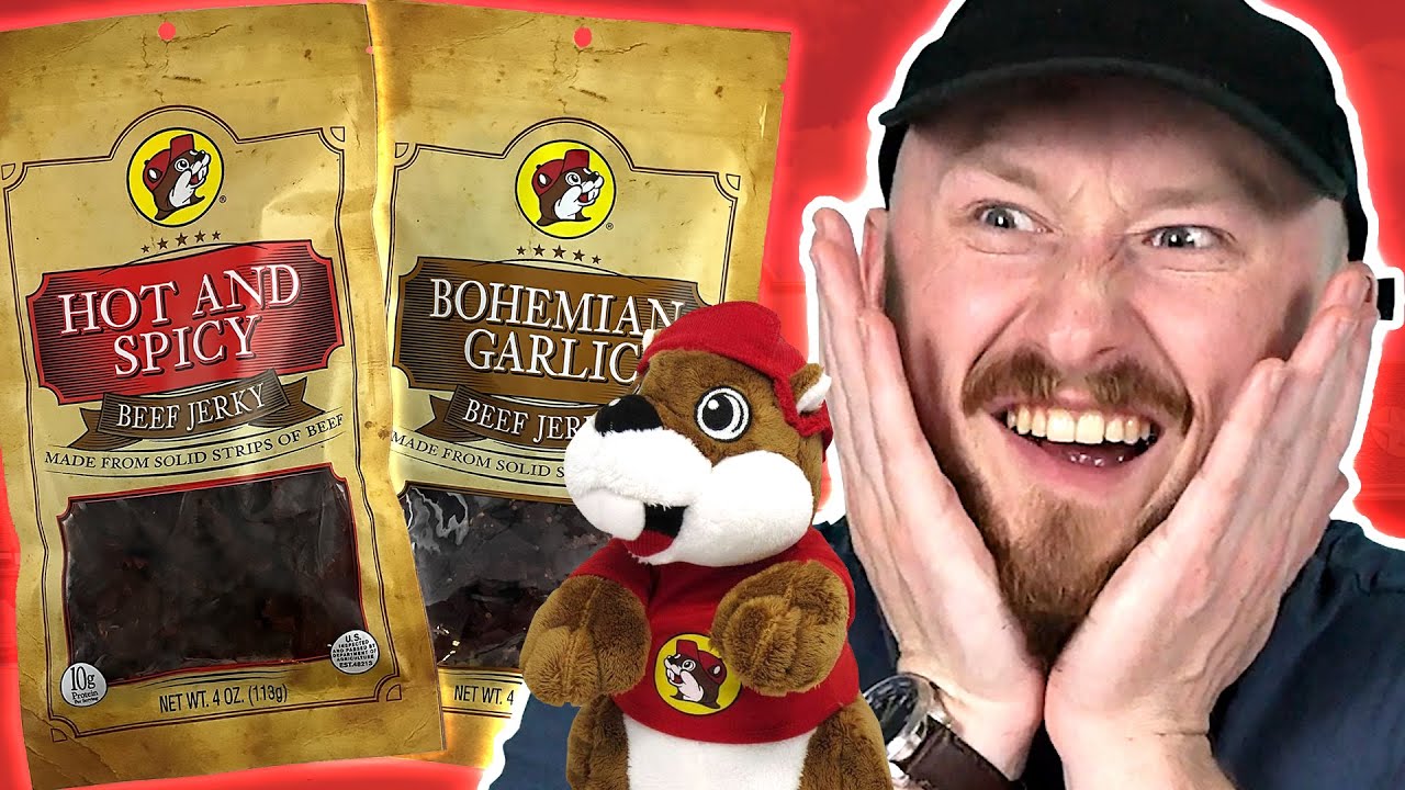 Irish people try Buc-ee's beef jerky