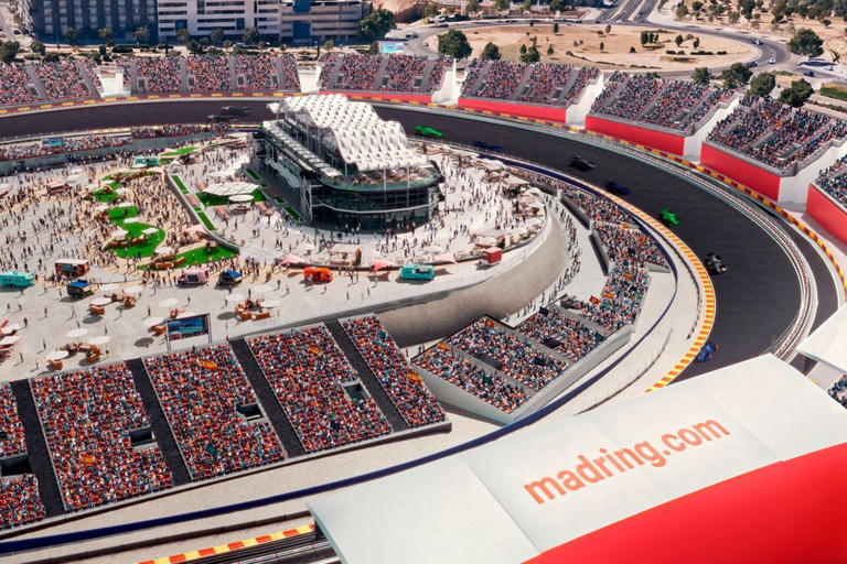 F1-circuit Madring nadert voltooiing: 90 procent geasfalteerd